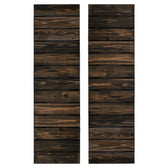 Horizontal Slat Wooden Shutters | Wooden Window Shutters