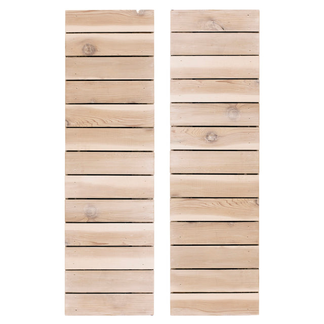 Horizontal Slat Wooden Shutters | Wooden Window Shutters ...